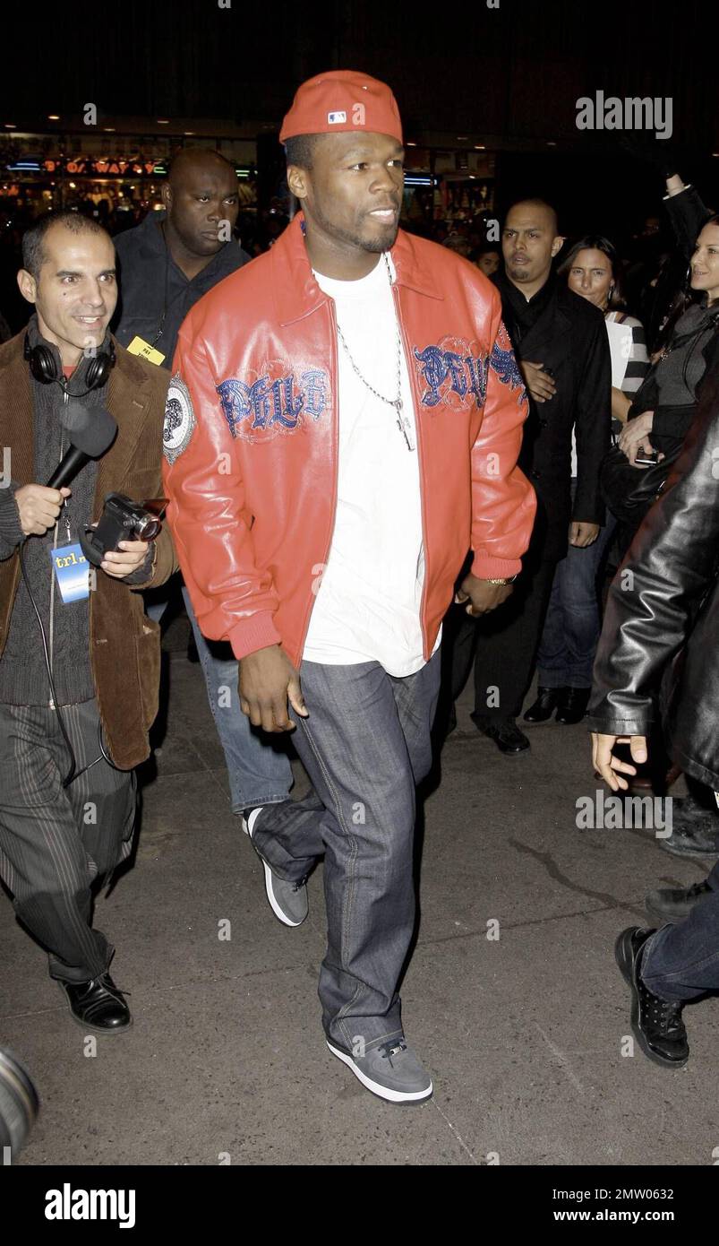 Rapper 50 Cent attends MTV's "TRL" Finale. "TRL" first aired on MTV in ...