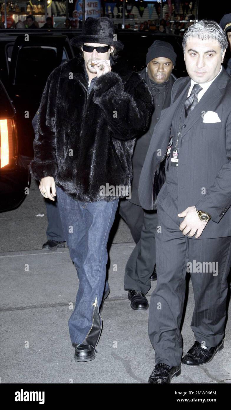 Singer Kid Rock attends MTV's "TRL" Finale. "TRL" first aired on MTV in ...