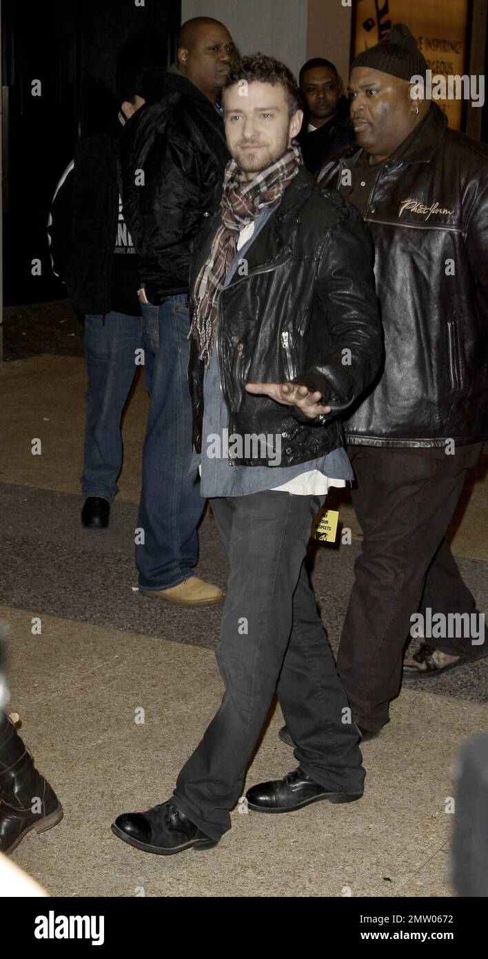 Singer Justin Timberlake attends MTV's "TRL" Finale. "TRL" first aired ...