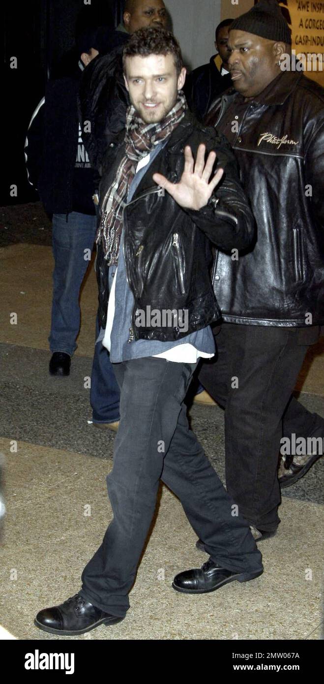 Singer Justin Timberlake attends MTV's "TRL" Finale. "TRL" first aired ...