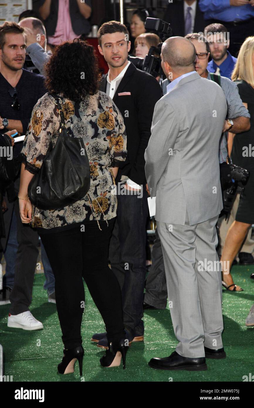 Justin Timberlake at the premiere of "The Trouble with the Curve" at ...