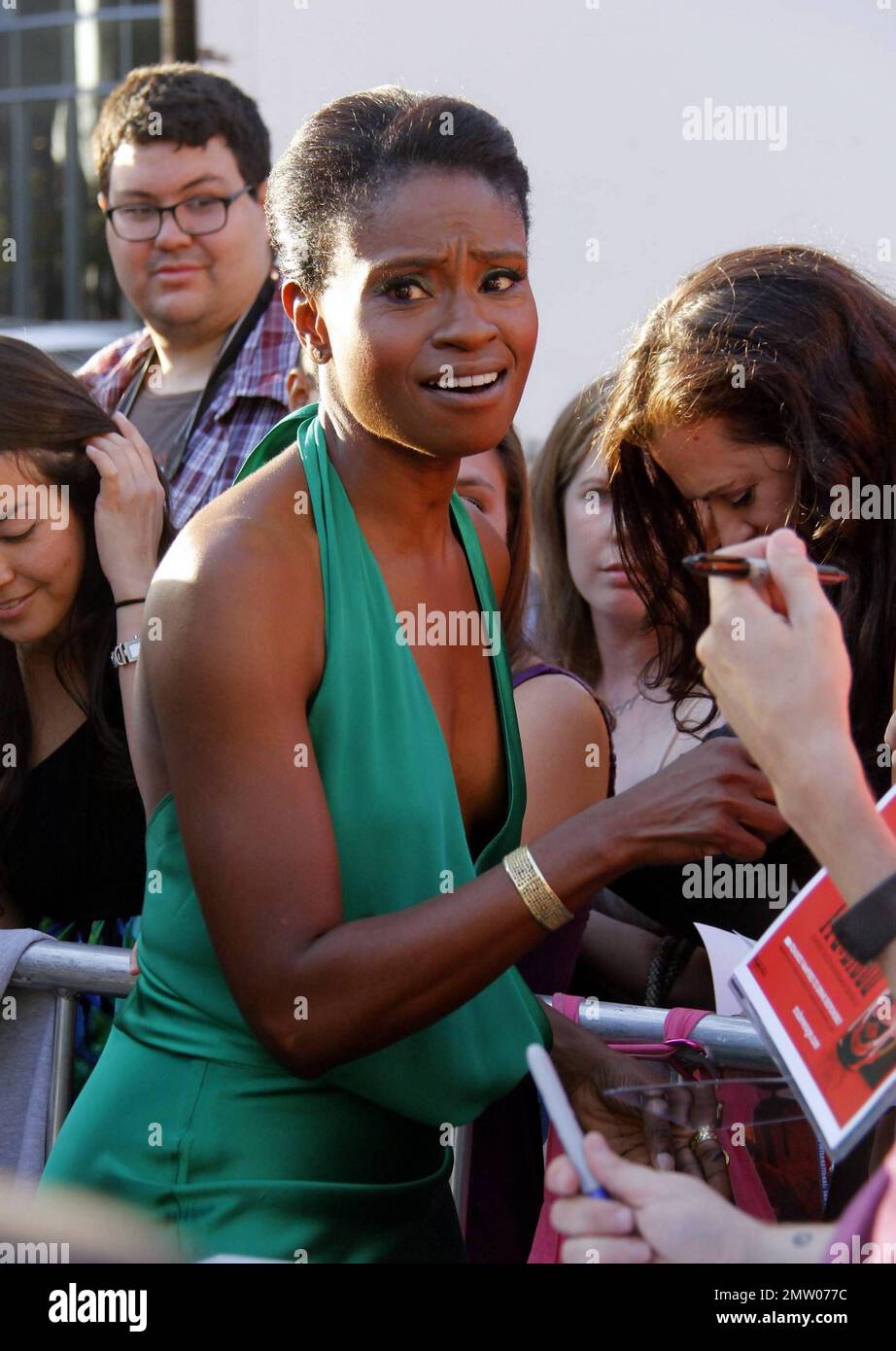 Adina Porter arrives at the premiere of "True Blood" Season 5 held at ...