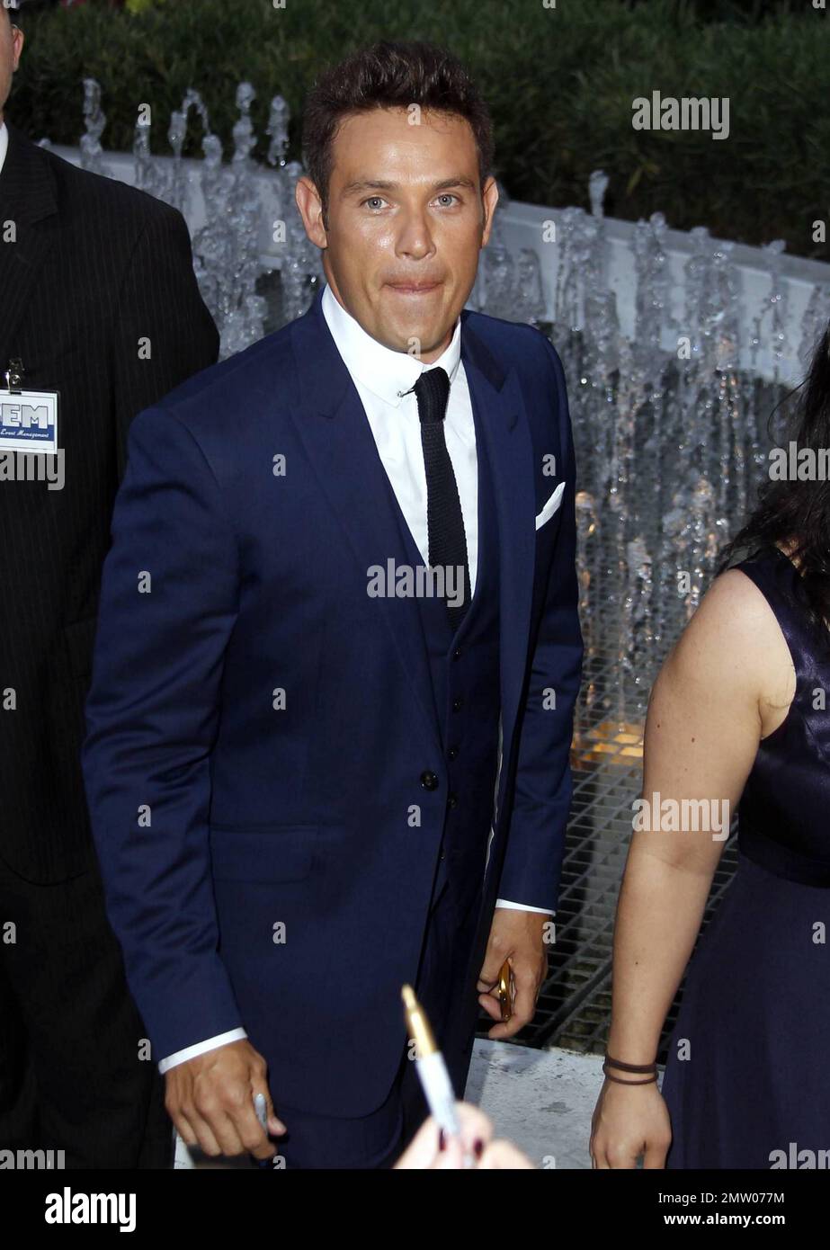 Kevin Alejandro arrives at the premiere of "True Blood" Season 5 held at ArcLight Cinemas ...