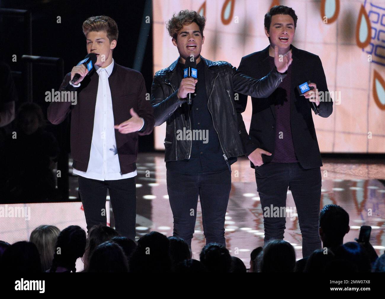 Ricky Garcia, from left, Emery Kelly and Liam Attridge, of Forever In ...