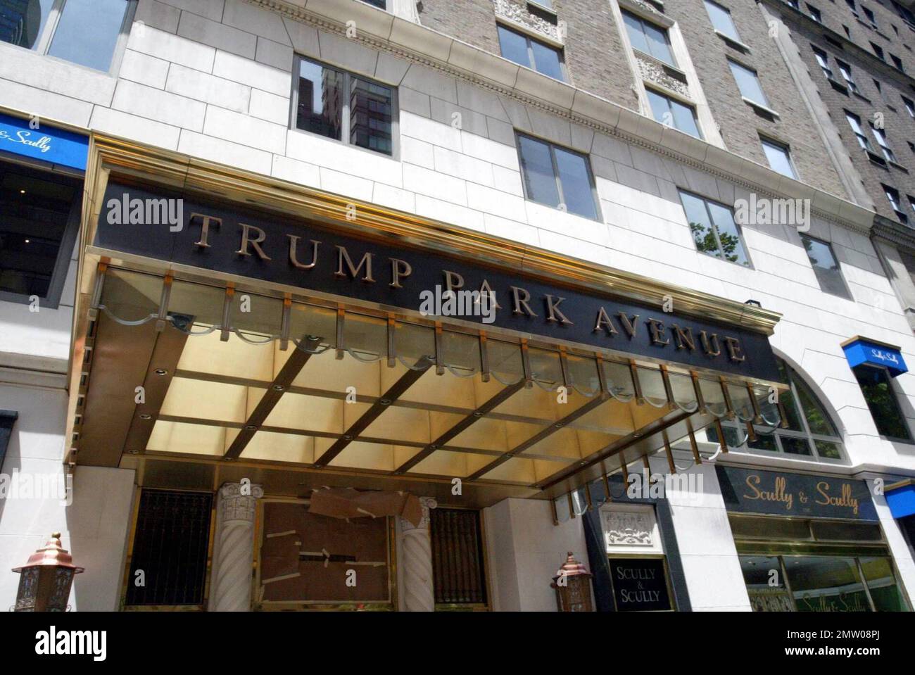 This is Trump Park Avenue, formerly the Delmonico Hotel, where it's ...