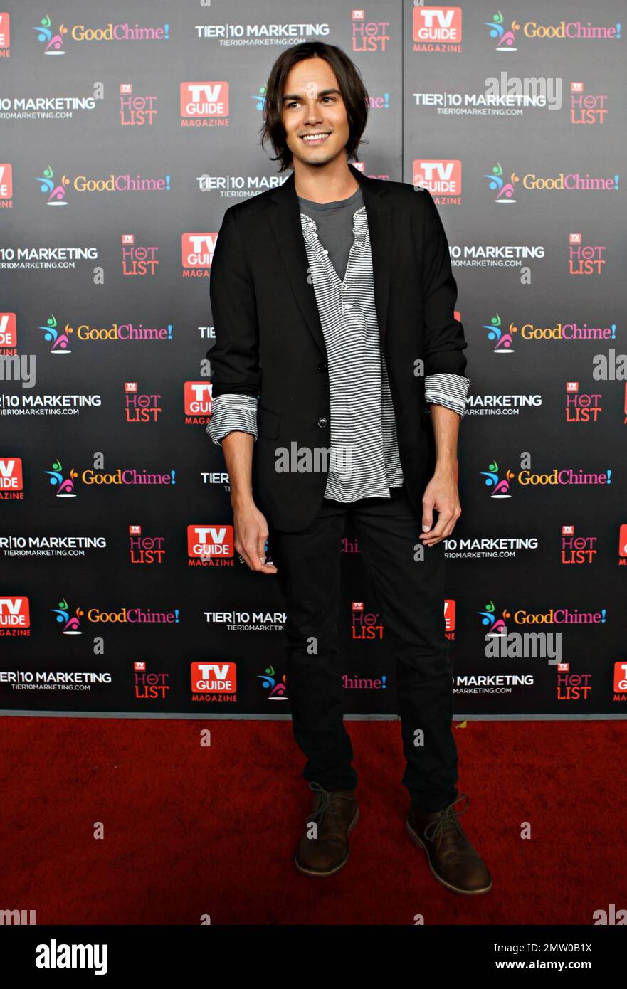 Tyler Blackburn at the TV GUIDE Hot List Party at Greystone Manor. Los ...
