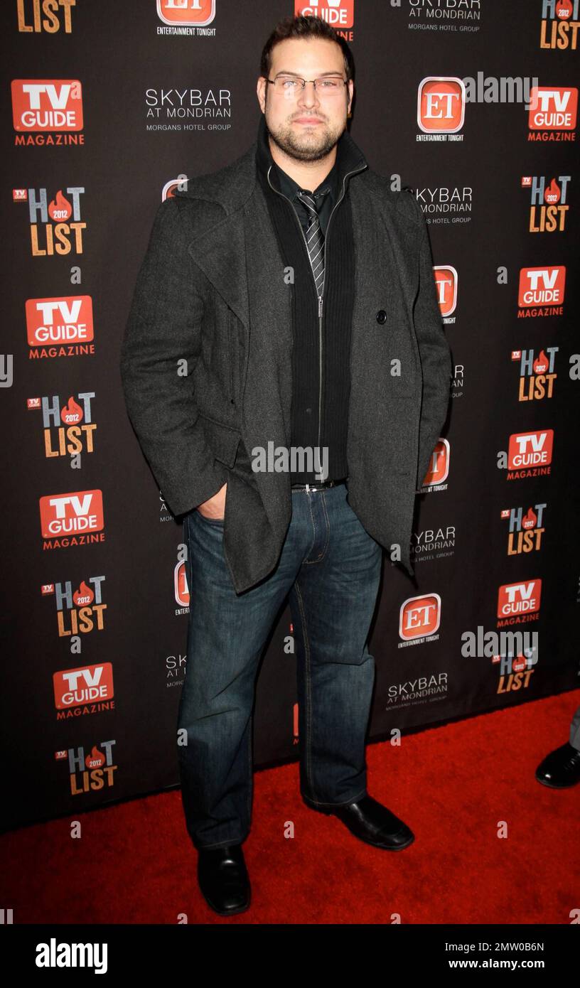 Actor Max Adler arriving at TV Guide Magazine's Annual Hot List Party at SkyBar at the Mondrian ...