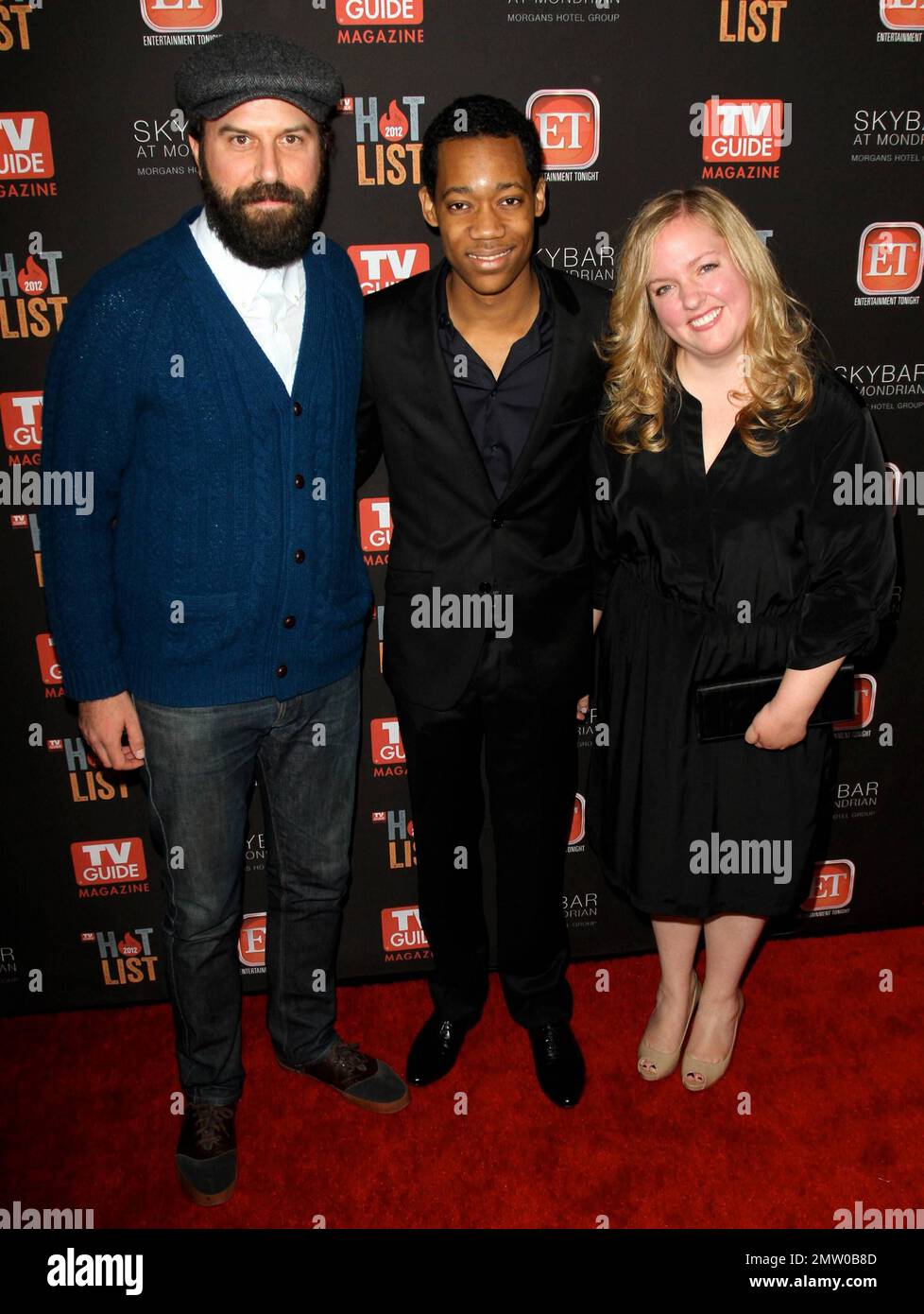 (L-R) Actors Brett Gelman, Tyler James Williams, and Sarah Baker ...