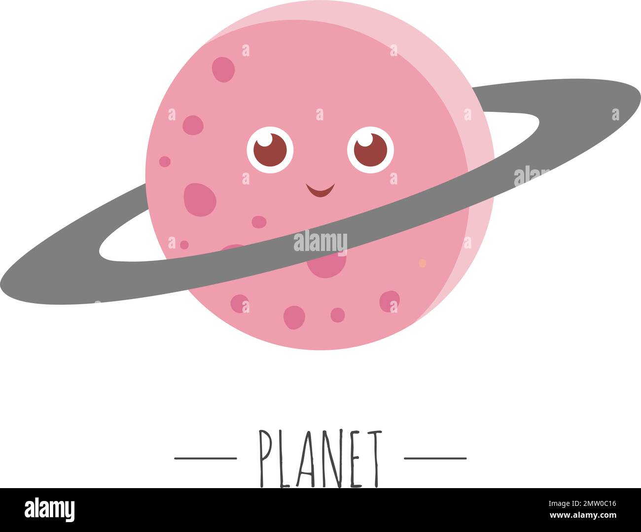 Vector illustration for children. Bright and cute flat picture of ...
