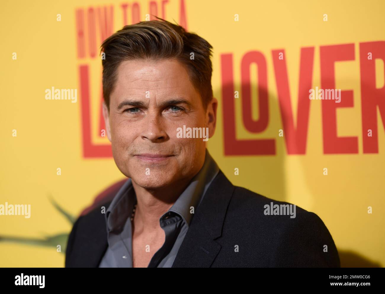 Rob Lowe arrives at the Los Angeles premiere of "How to Be a Latin ...