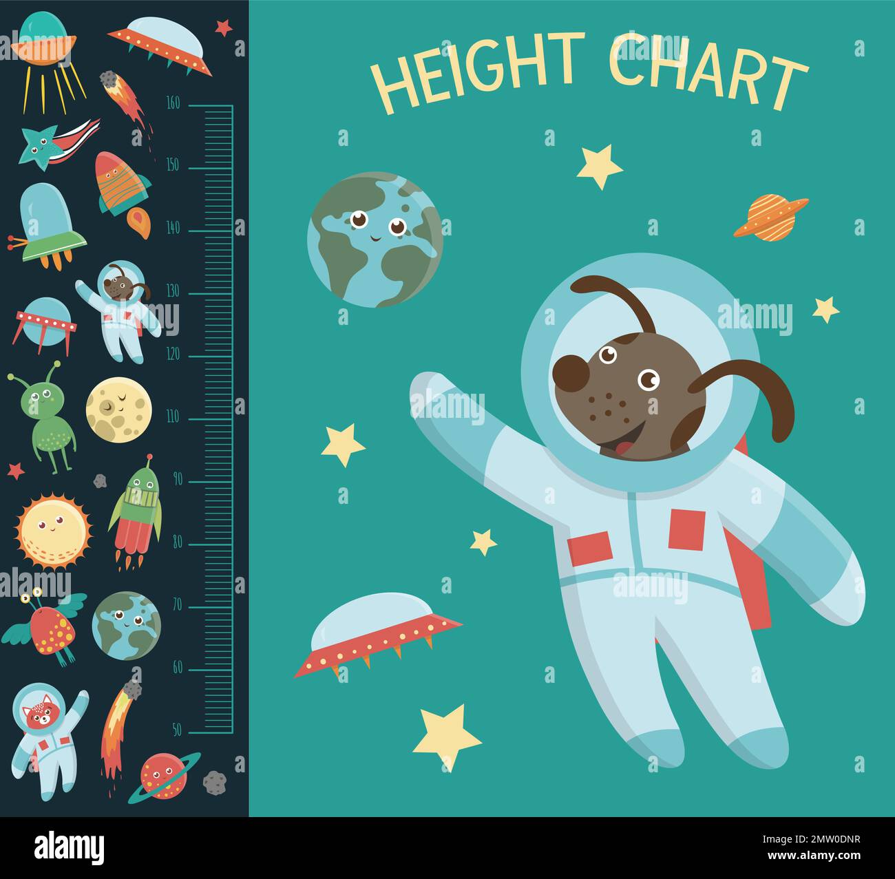 Height Chart Stock Vector Images Alamy
