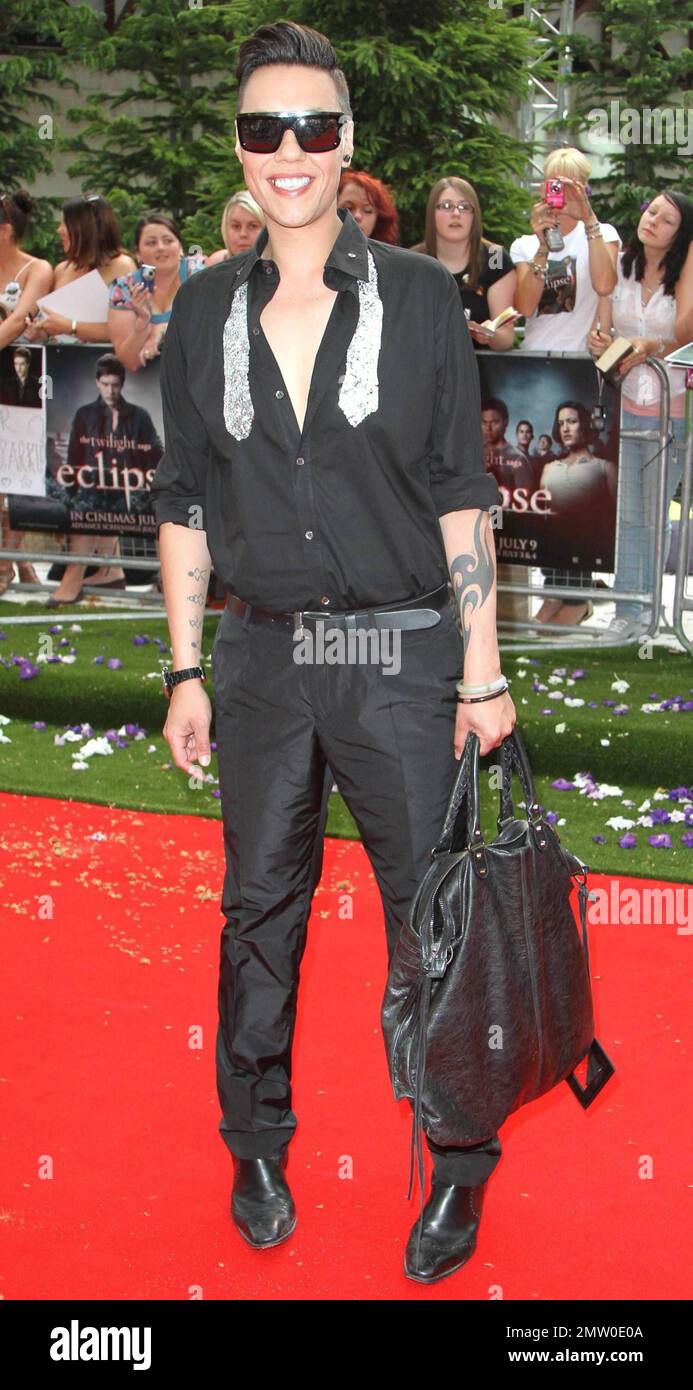 British fashion consultant Gok Wan walks the red carpet at Odeon Leicester Square for the UK ...