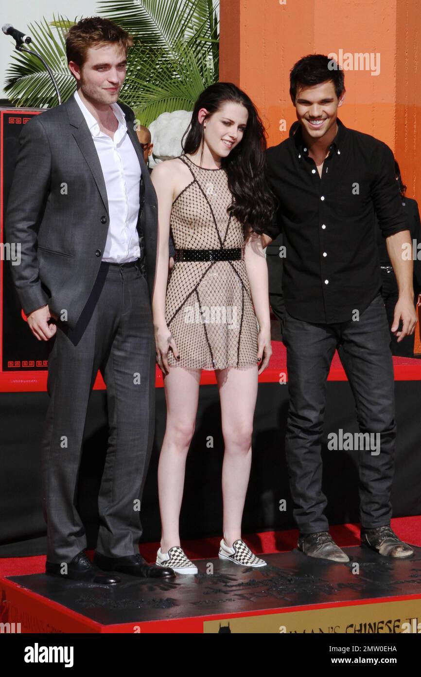 "Twilight Saga" trio Kristen Stewart, Robert Pattinson and Taylor ...