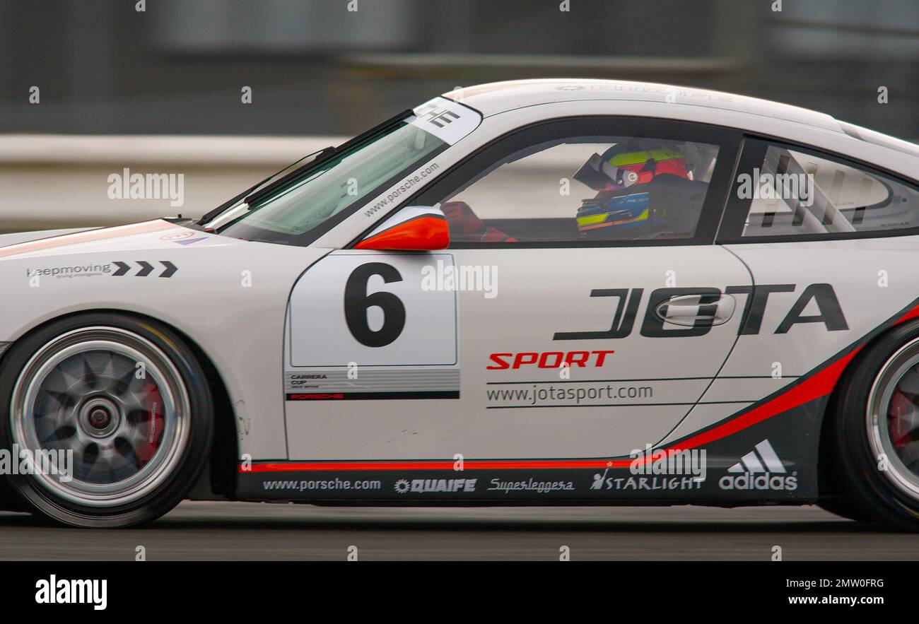 2008 Porsche Carrera cup of Great Britain Phil Quaife on track during ...