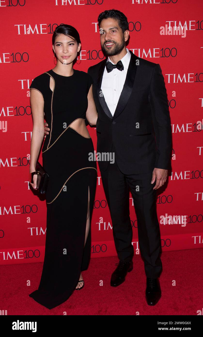 Grace Gail and Adam Rodriguez attend the TIME 100 Gala, celebrating the ...