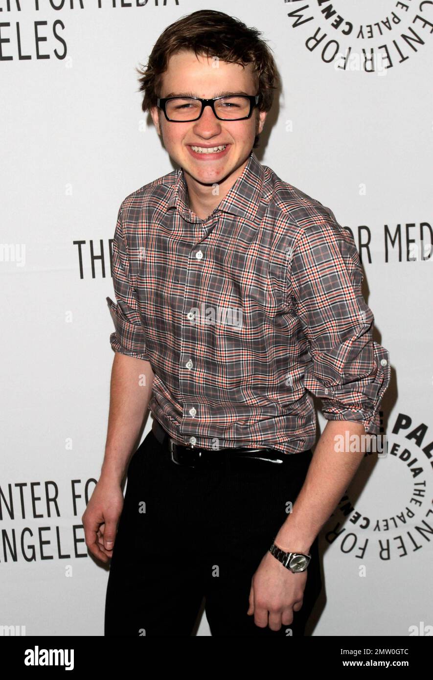 Actor Angus T. Jones arrives at Paleyfest 2012 for the "Two And A Half ...