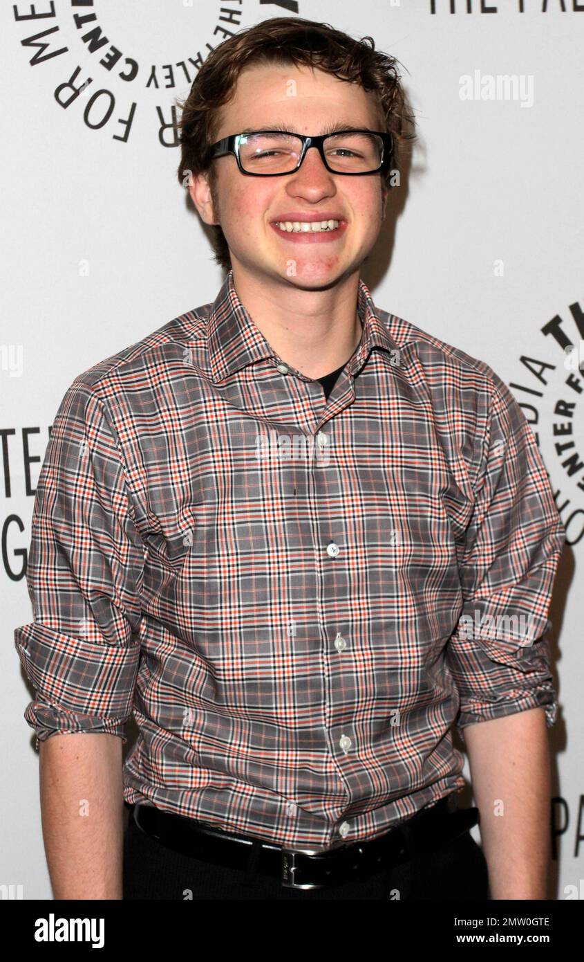 Actor Angus T. Jones arrives at Paleyfest 2012 for the "Two And A Half ...