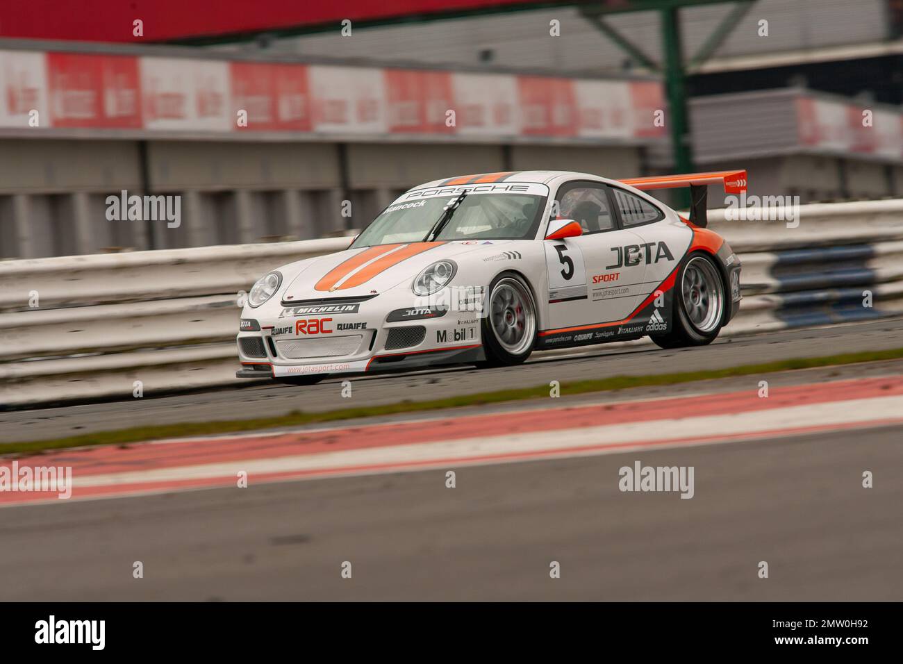 2008 Porsche Carrera cup of Great Britain press day car at Silverstone ...