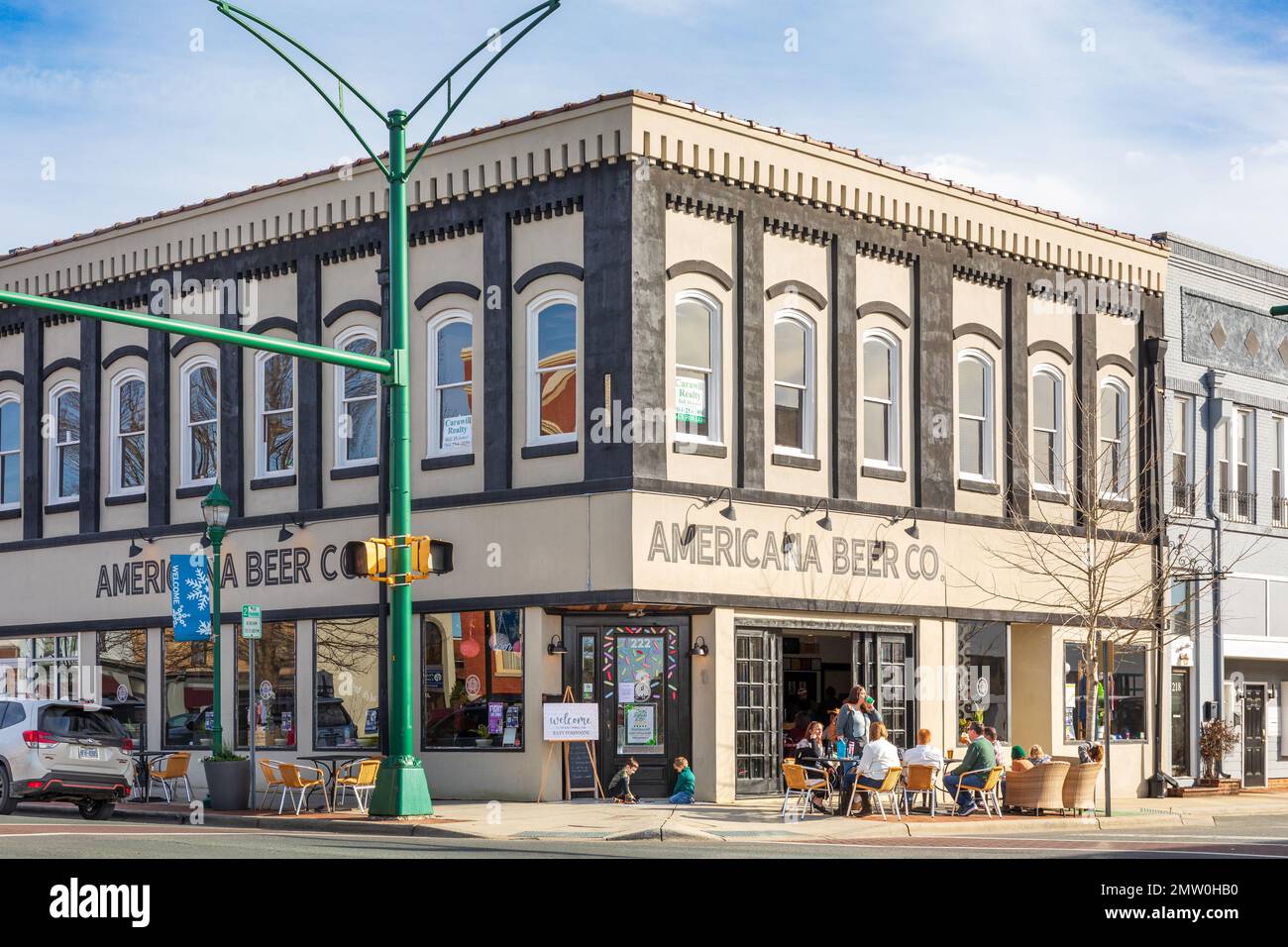 MONROE, NC, USA-28 JAN 2023: American Beer Co., a restaurant in ...