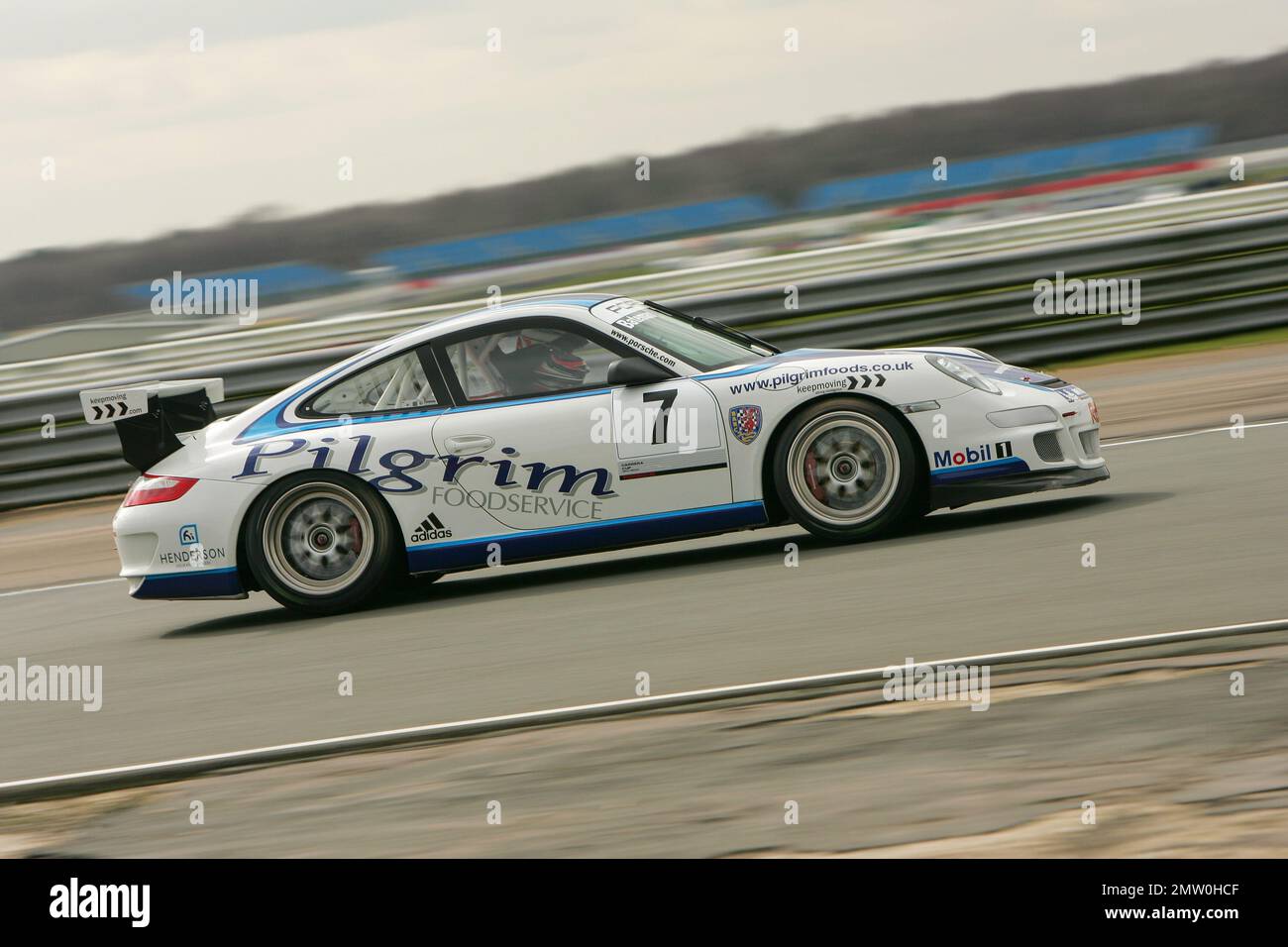 2008 Porsche Carrera cup of Great Britain press day car at Silverstone ...