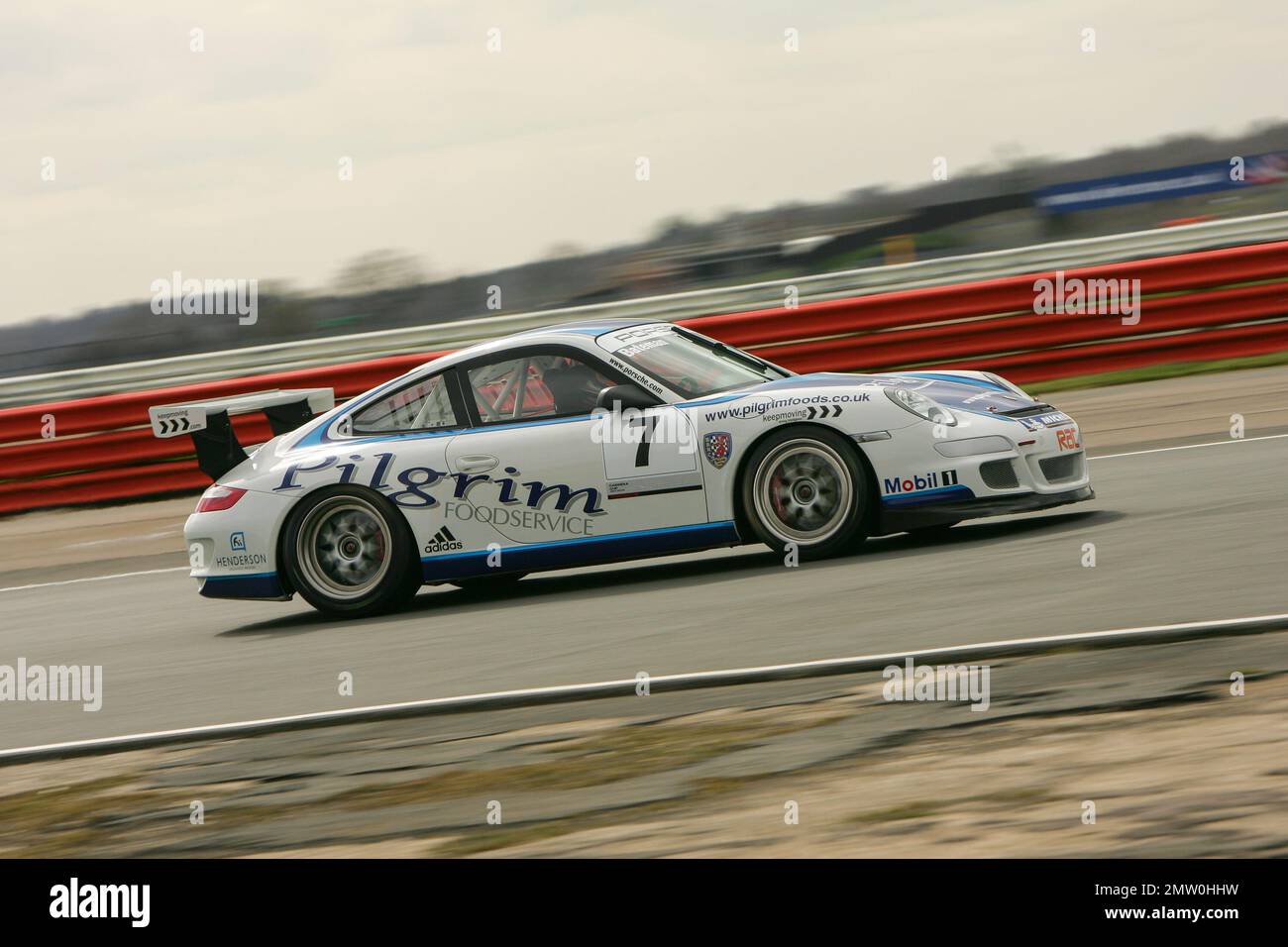 2008 Porsche Carrera cup of Great Britain press day car at Silverstone ...
