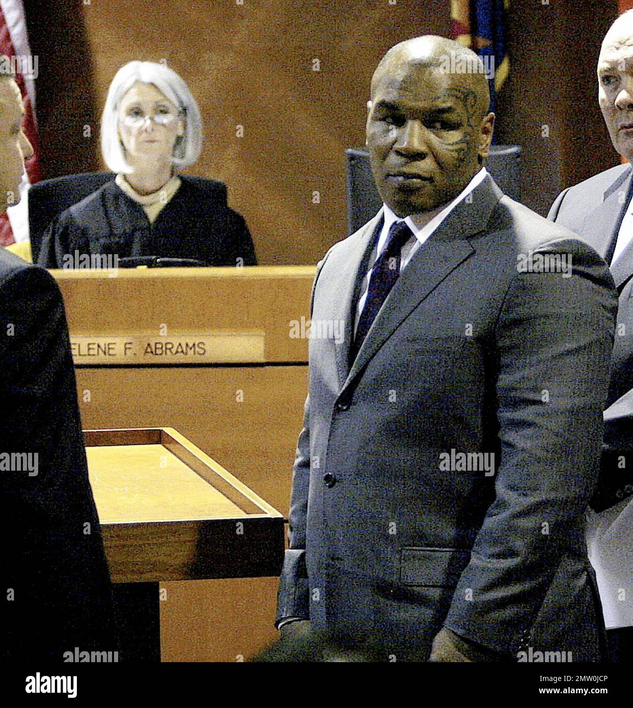 Mike Tyson, seen here in the Superior Court today, was sentenced to 24 ...