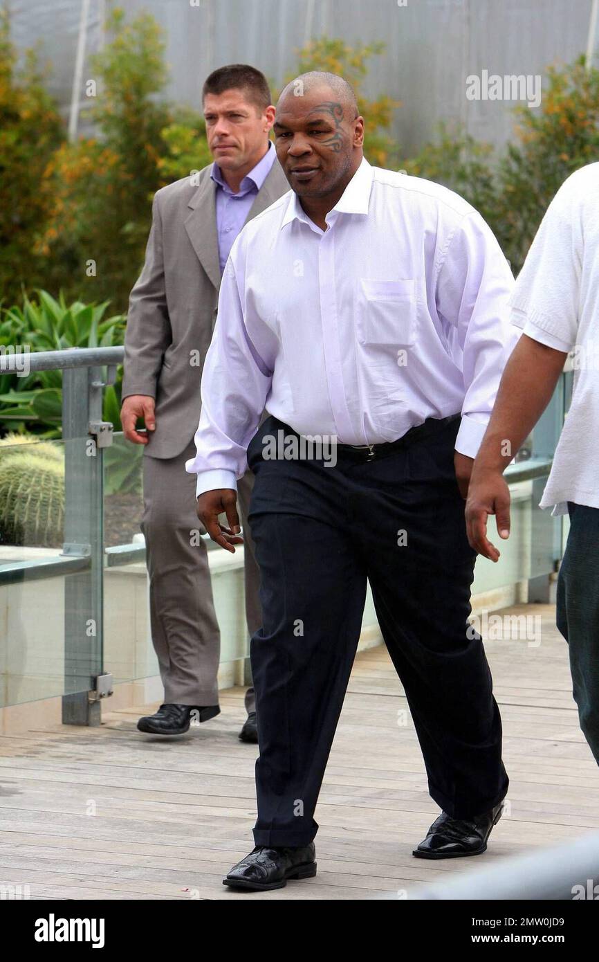 Mike Tyson and director James Toback attend the photocall for "Tyson ...