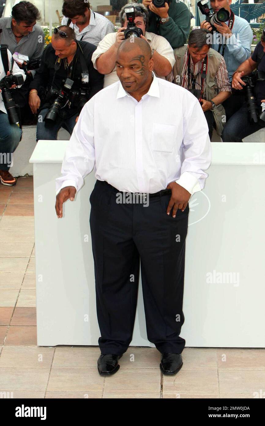 Mike Tyson and director James Toback attend the photocall for "Tyson ...