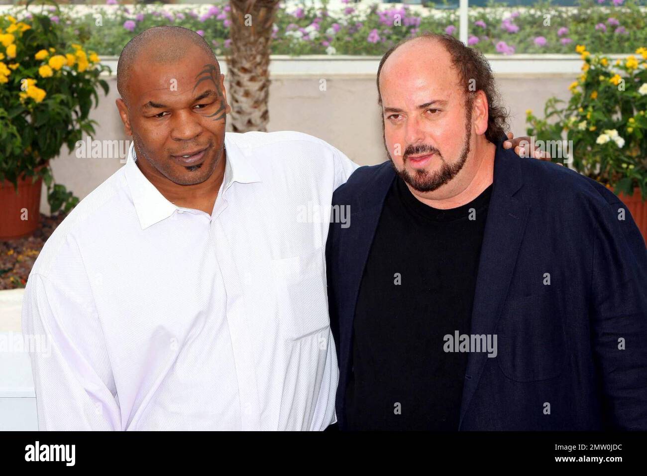 Mike Tyson and director James Toback attend the photocall for "Tyson ...