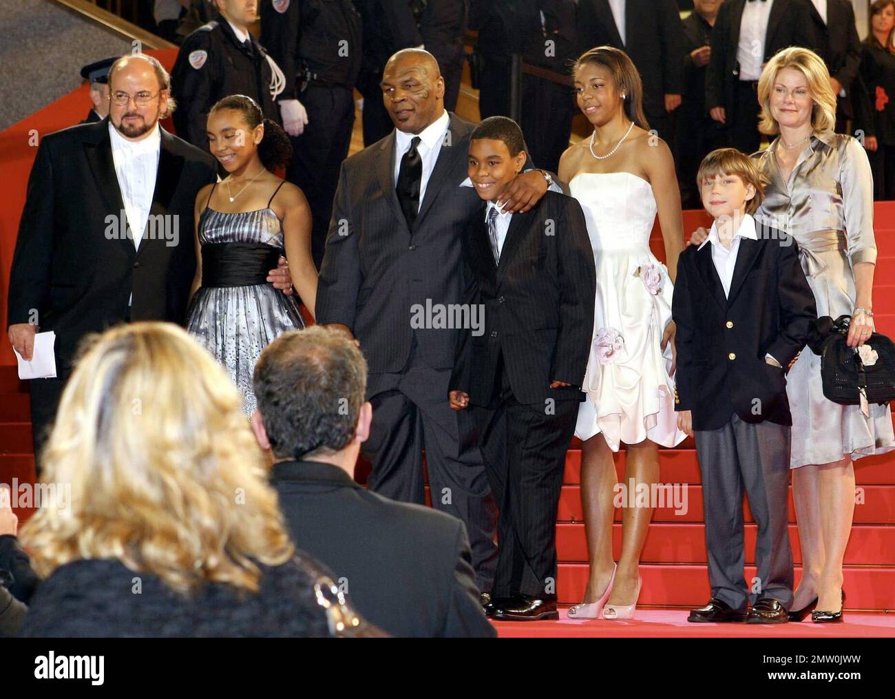 Mike Tyson and family attend the premiere of "Tyson" the new ...