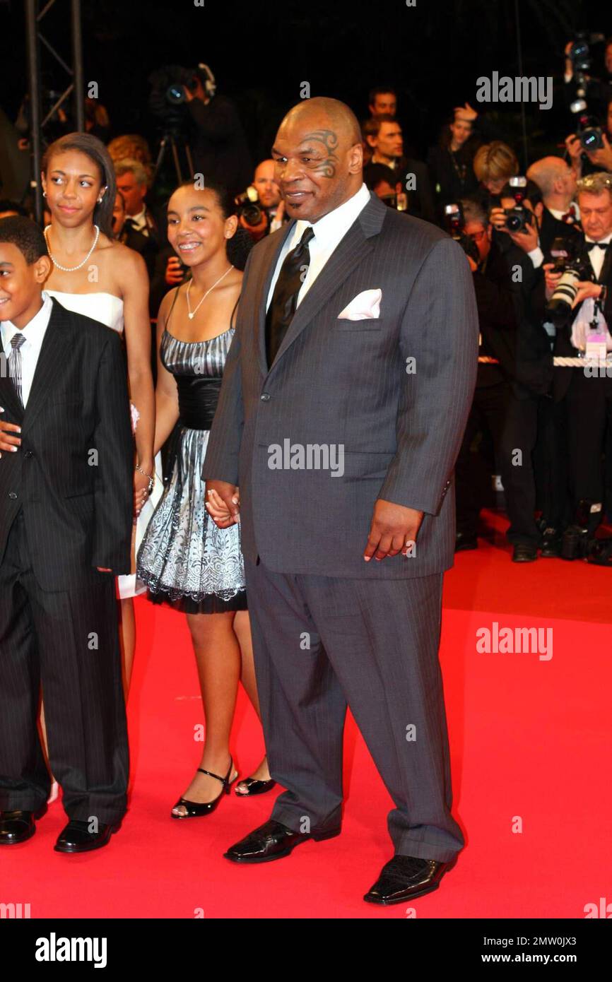 Mike Tyson and family attend the premiere of "Tyson" the new ...