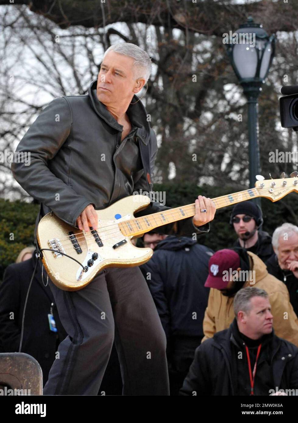 Legendary Irish rock band U2 performs live on "Good Morning America" at ...