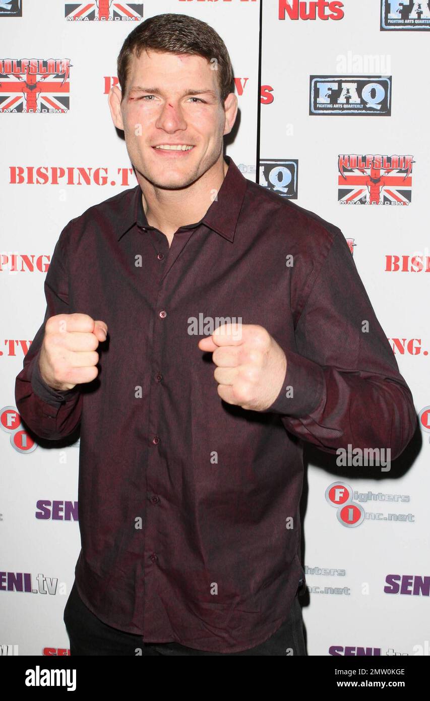 Fighter Michael Bisping attends Ultimate Fighting Championship (UFC ...