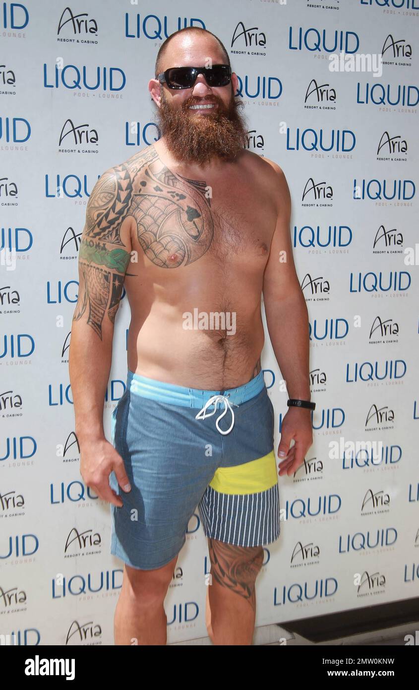 Travis Browne at the UFC International Fight Week Official Pool Party ... Travis Browne at the UFC International Fight Week Official Pool Party ...