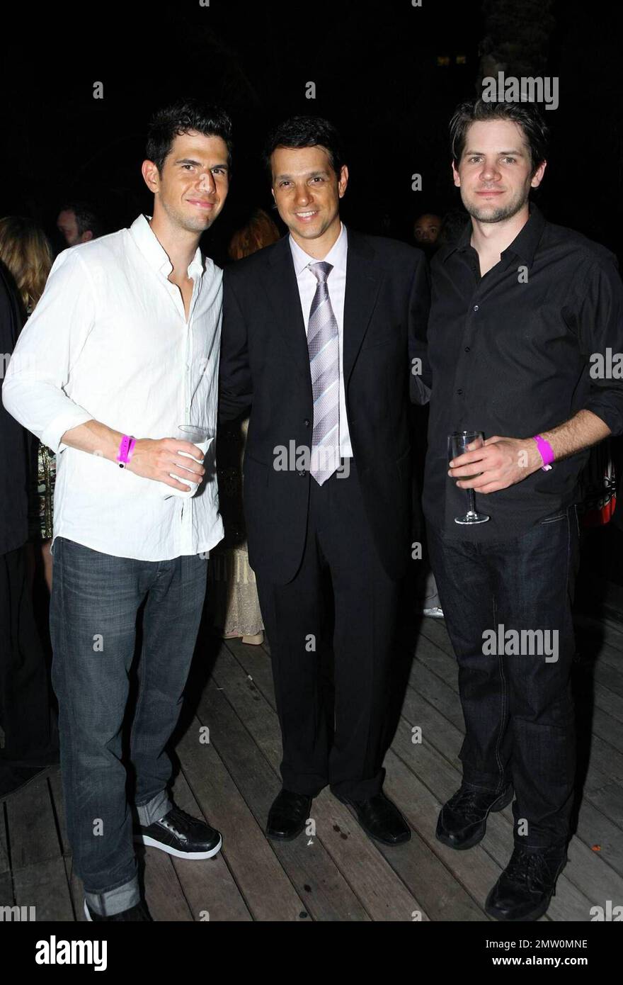 EXCLUSIVE!! Daniel Eric Gold, Ralph Macchio and guest at ABC's Ugly ...