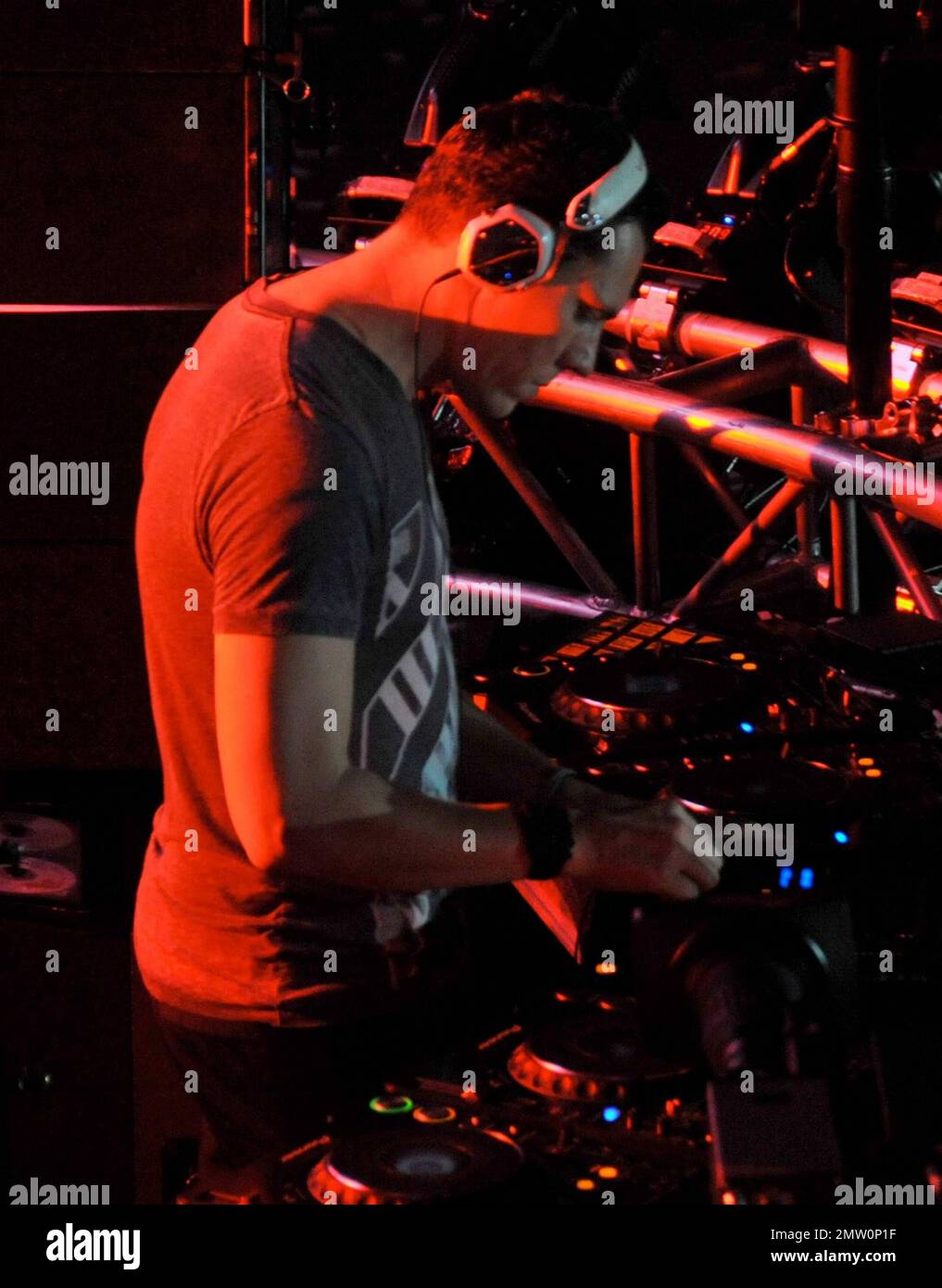 DJ Tiesto at day one of Ultra Music Festival in Miami, FL. 3/26/10. l ...