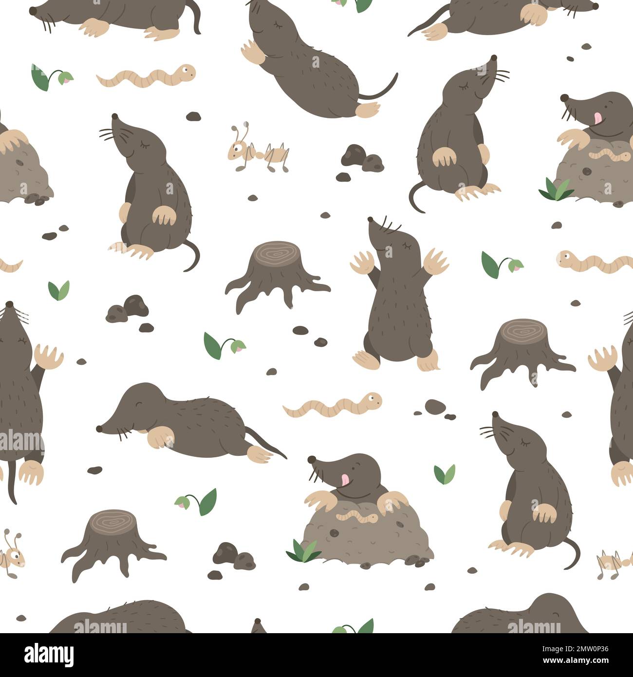 Cute ant character in Stock Vector Images - Alamy