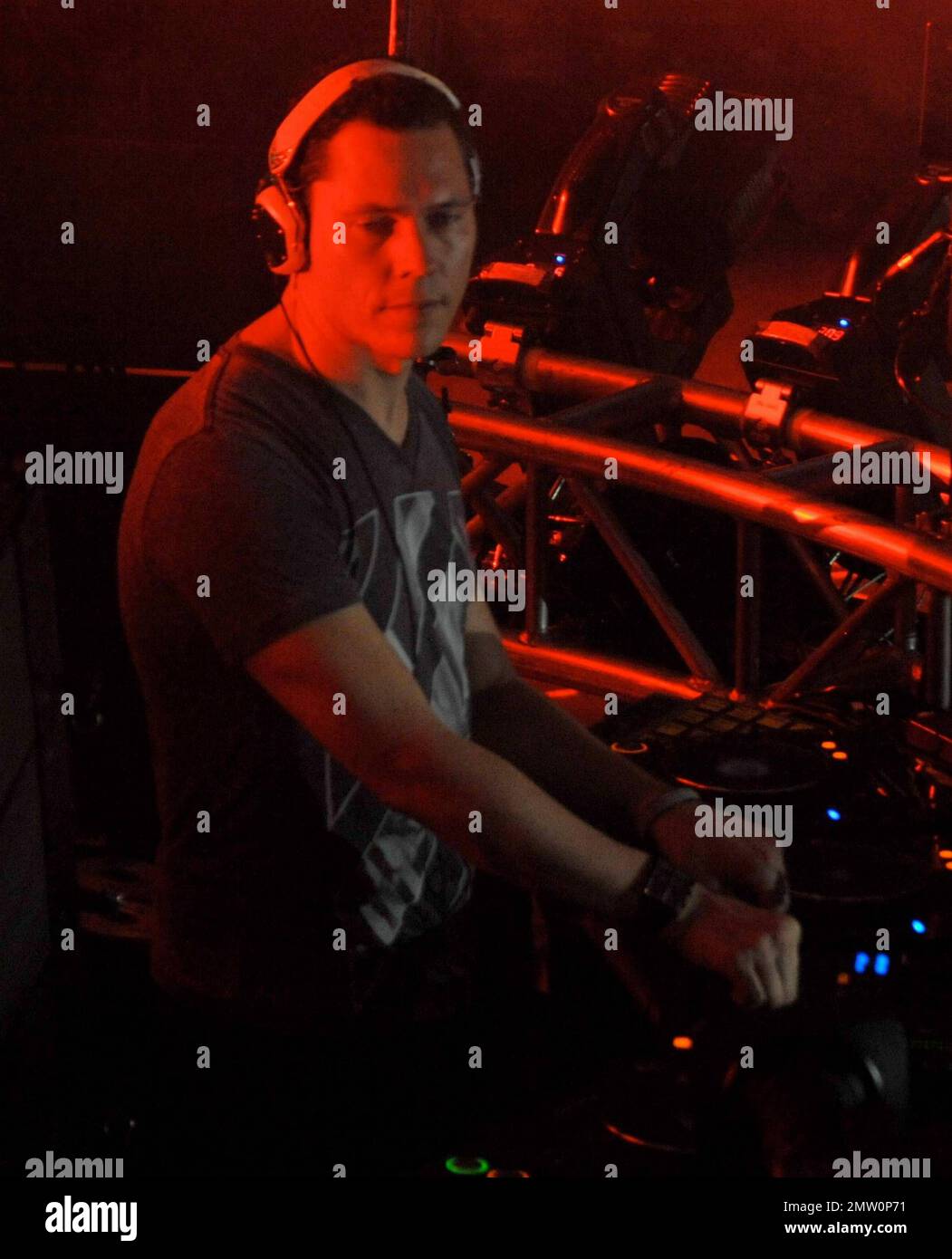 DJ Tiesto at day one of Ultra Music Festival in Miami, FL. 3/26/10 ...