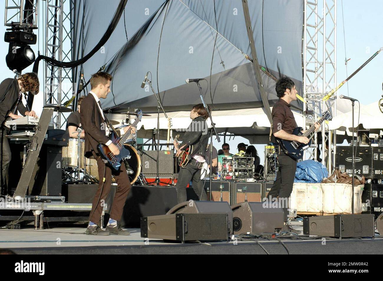 The Bravery at the Ultra Music Festival in Bicentennial Park. Miami, FL ...