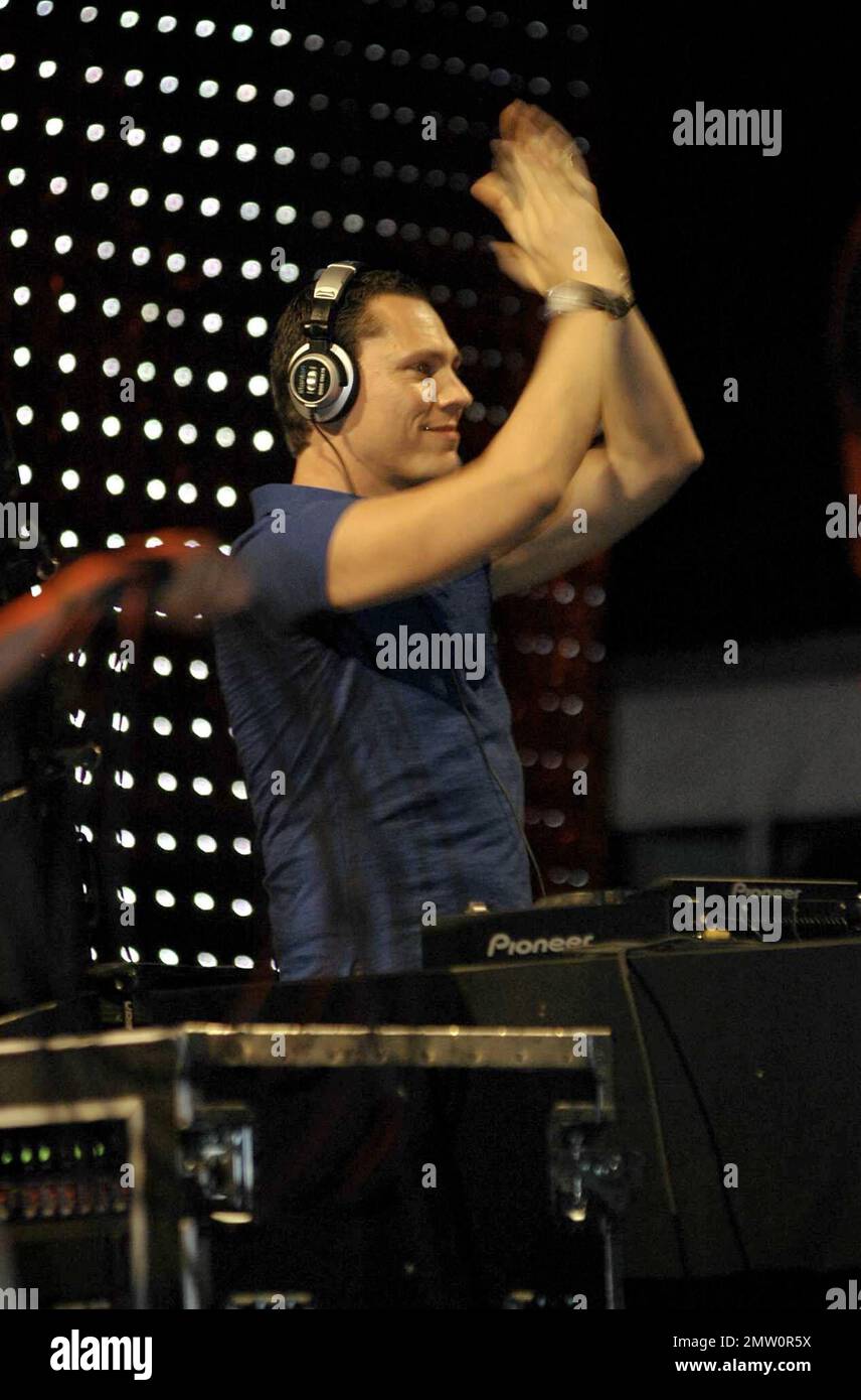 DJ Tiesto at the Ultra Music Festival in Bicentennial Park. Miami, FL ...