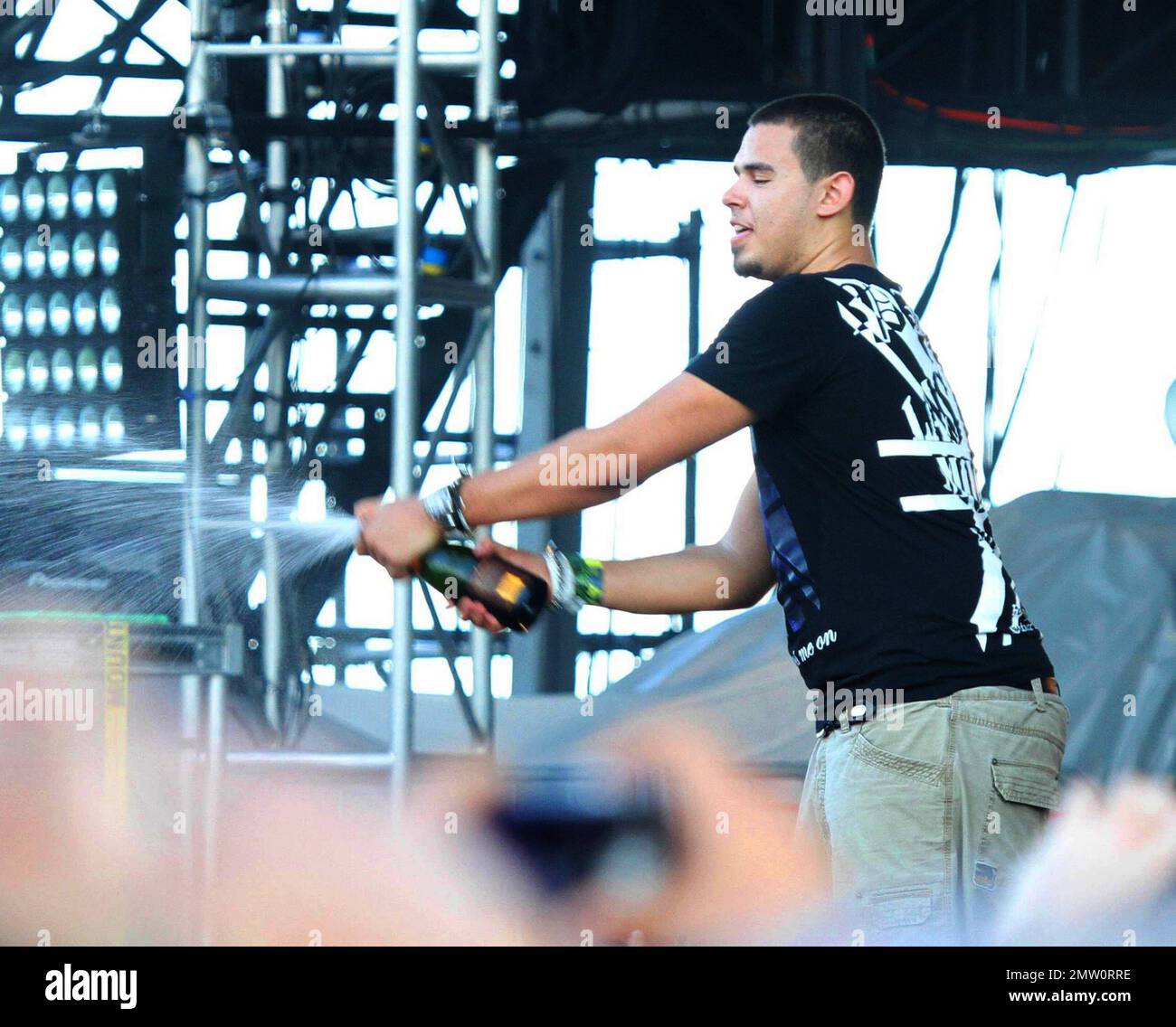 Afrojack performs live during day two of Ultra Music Festival 2011 held ...