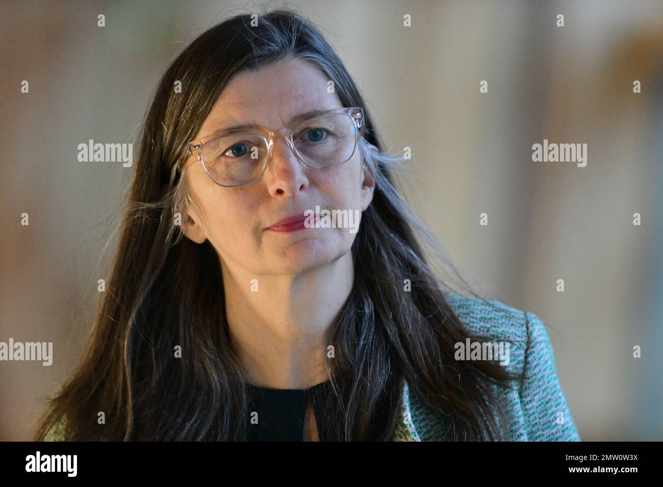 Edinburgh Scotland, UK 31 January 2023 Ariane Burgess msp at the ...