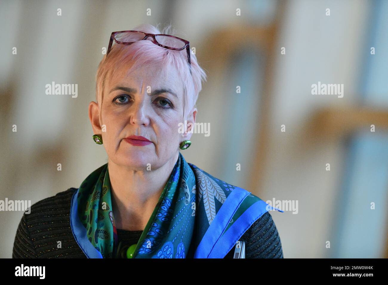 Edinburgh Scotland, UK 31 January 2023 Angela Constance msp at the ...