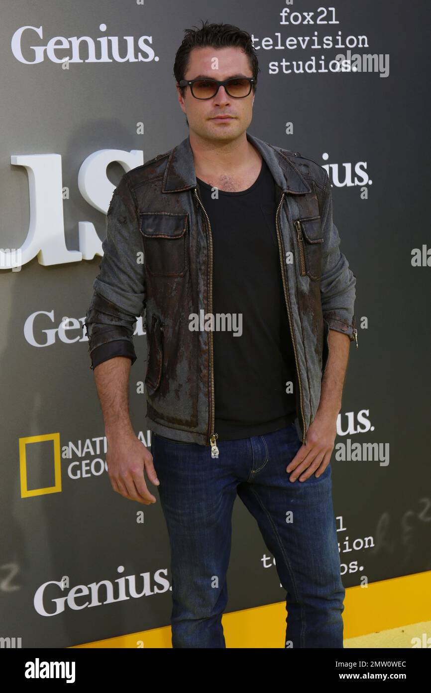 Kevin Ryan arrives at the LA Premiere of "Genius" at the Fox Theatre at ...