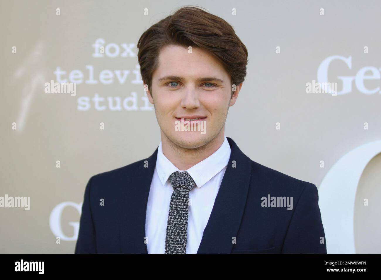 Eugene Simon arrives at the LA Premiere of "Genius" at the Fox Theatre ...