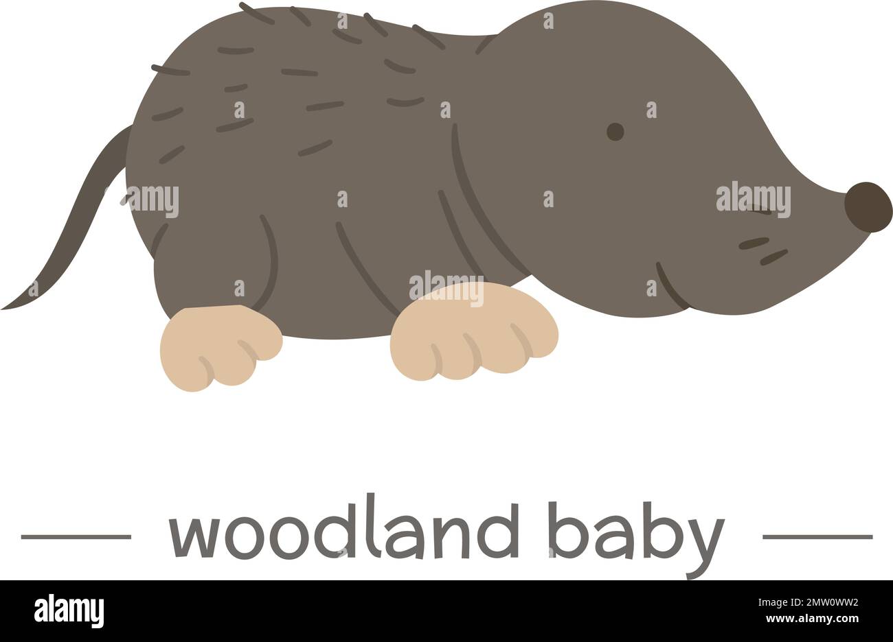 Baby mole Stock Vector Images - Alamy