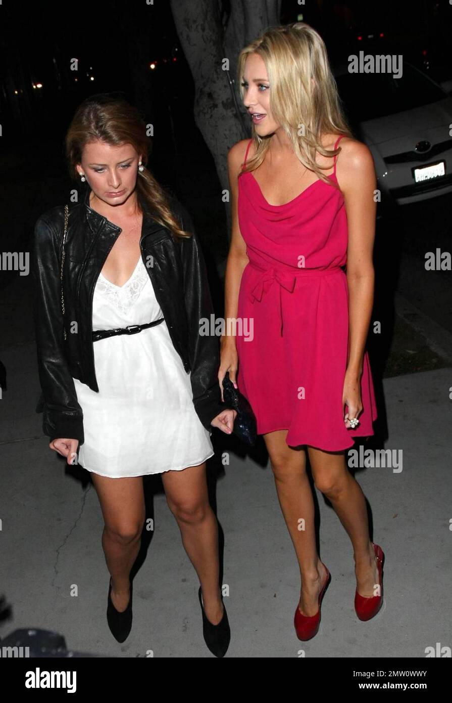 Lauren "Lo" Bosworth and Stephanie Pratt attend the opening of the ...