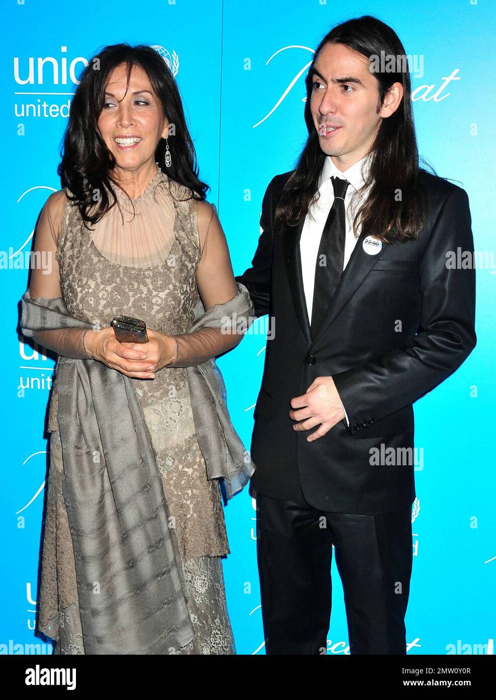 Olivia Harrison and Dhani Harrison on the blue carpet at the 7th annual ...