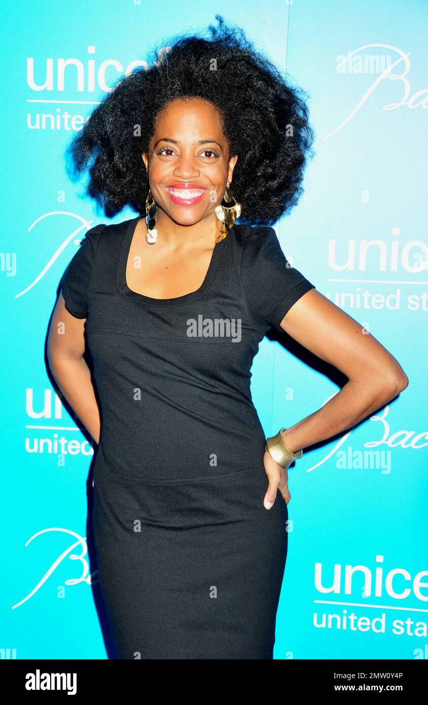 Rhonda Ross poses on the blue carpet at the 7th annual UNICEF Snowflake ...