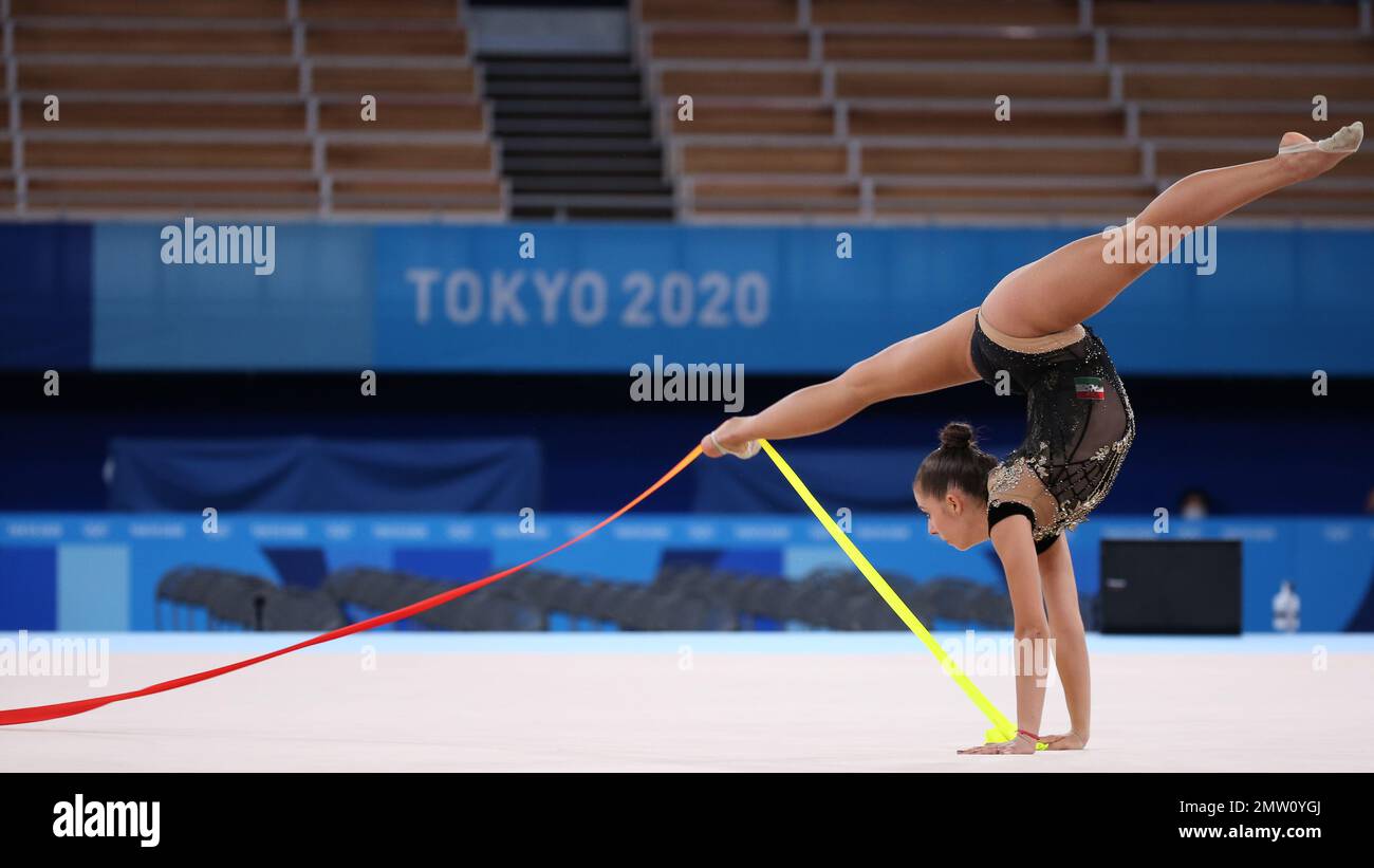 AUG 06, 2021 - Tokyo, Japan: Fanni PIGNICZKI of Hungary performs at the ...